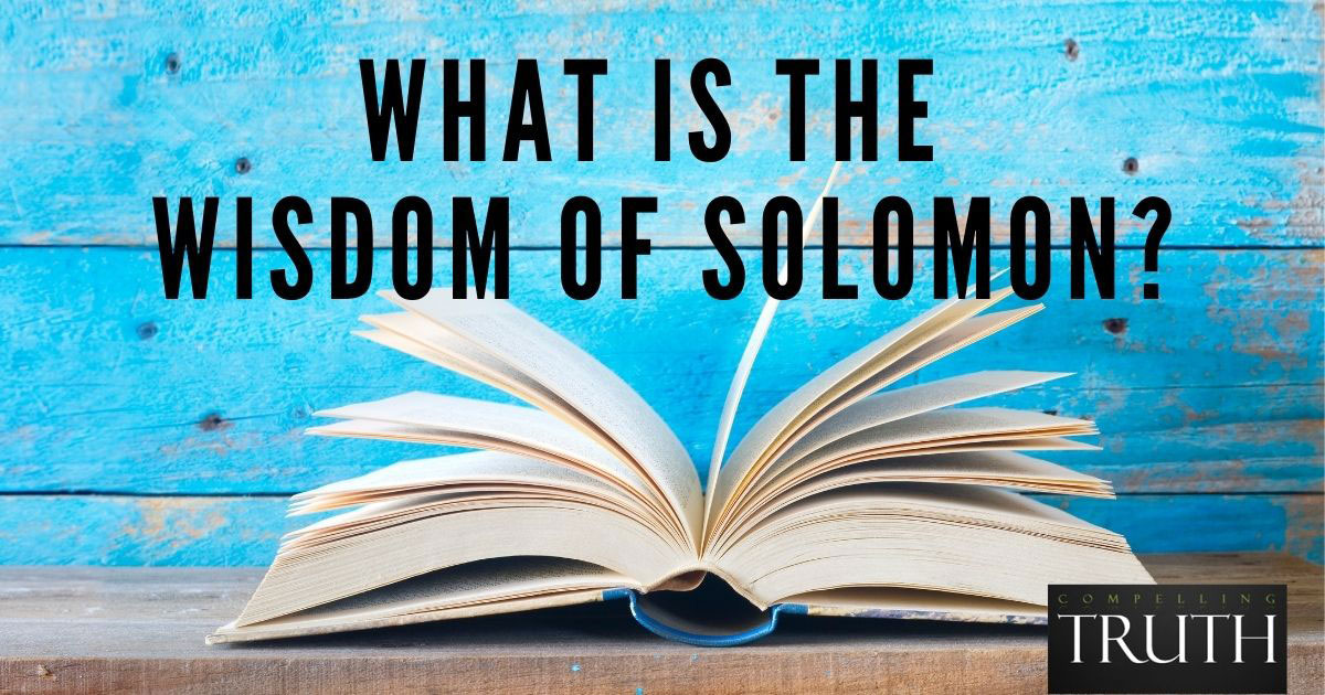 King Solomon described in the The Book of Wisdom – Crickey Amigu di Natura